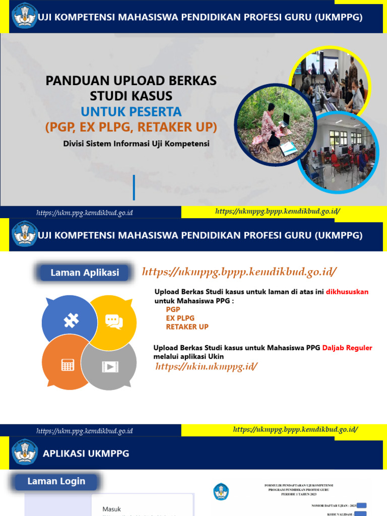 Panduan Upload Berkas Studi Kasus Mahasiswa PPG PGP, EX PLPG, RETAKER UP-1 | PDF