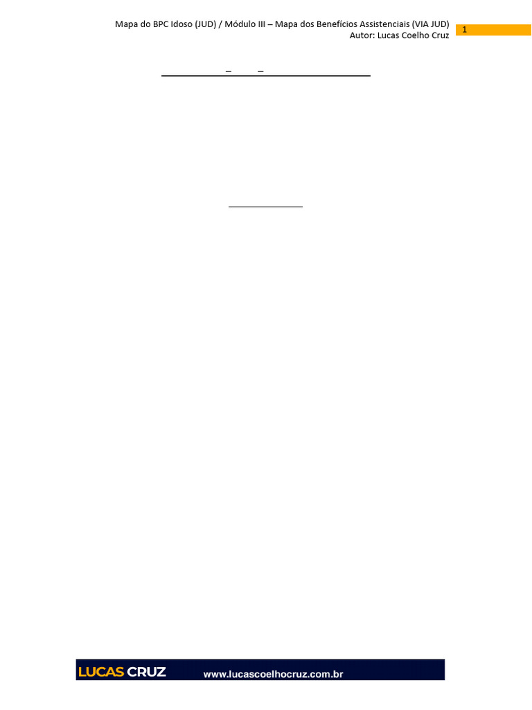 Manual+BPC+IDOSO+-+Via+Judicial | PDF | Sentença (jurídico) | Justiça