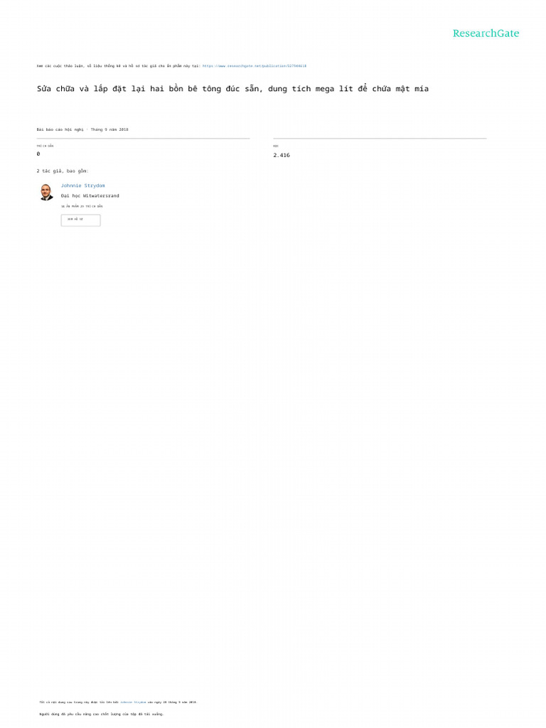 Repair and Retrofitting of Two Mega Liter Post Ten | PDF