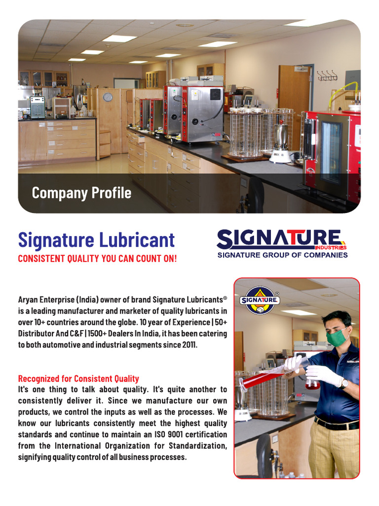 Signature Company Profile | PDF