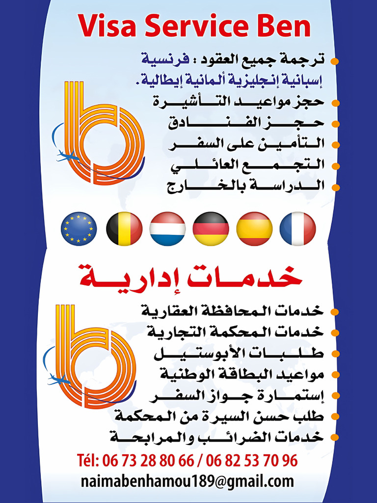 White and Red Modern Immigration & Visa Consulting Flyer | PDF