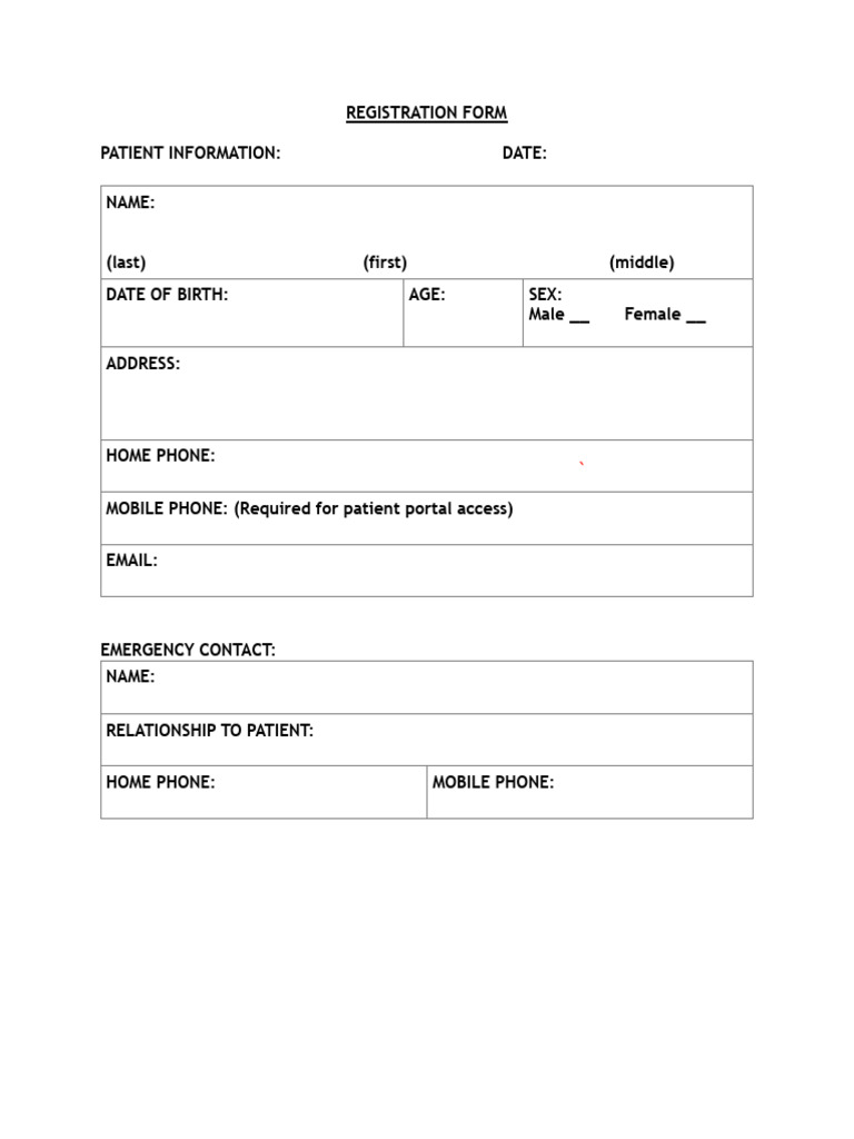 1.registration Form | PDF