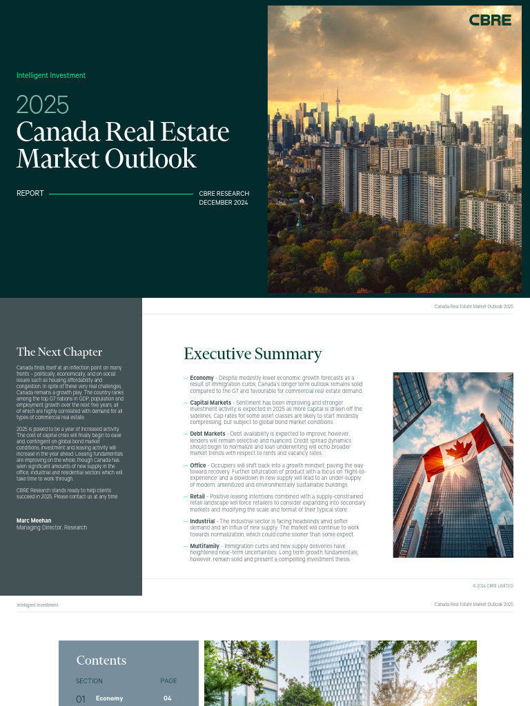 2025 Canada Real Estate Market Outlook Pdf Loans Debt