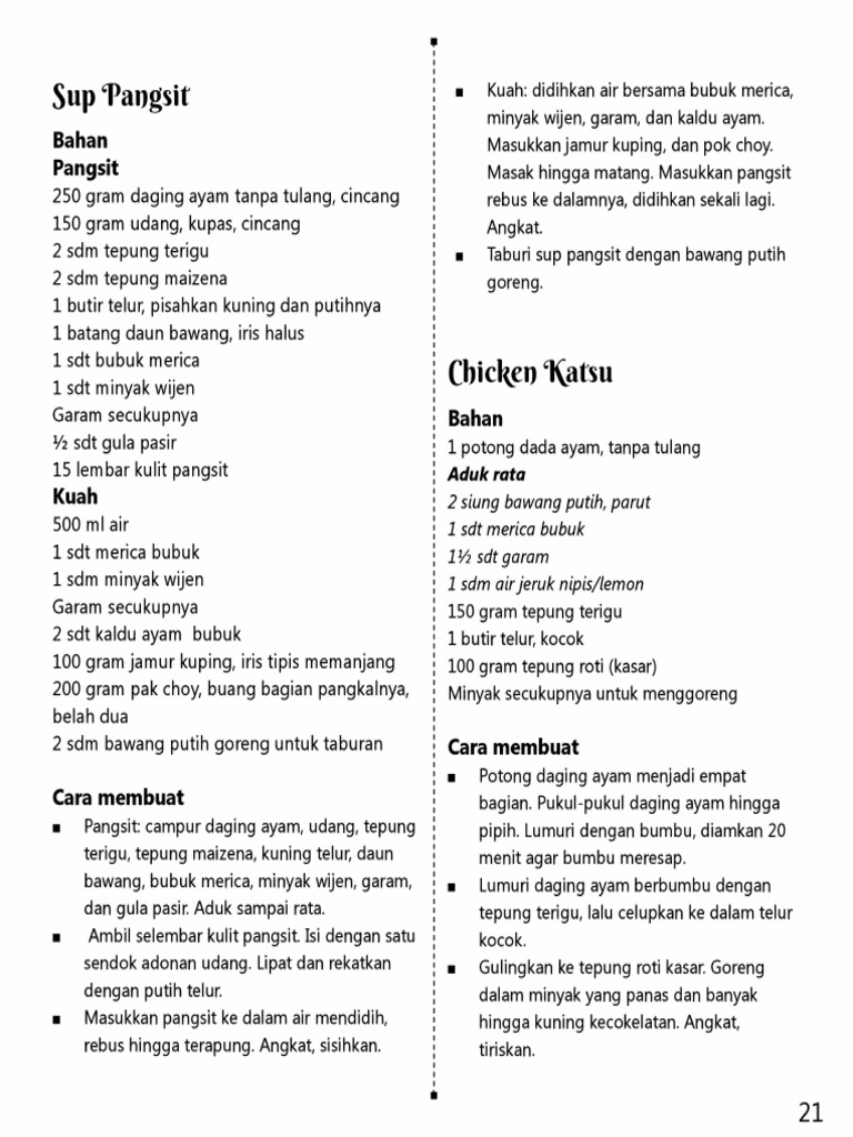 Ref Simple Resep 30 Hari 21 | PDF