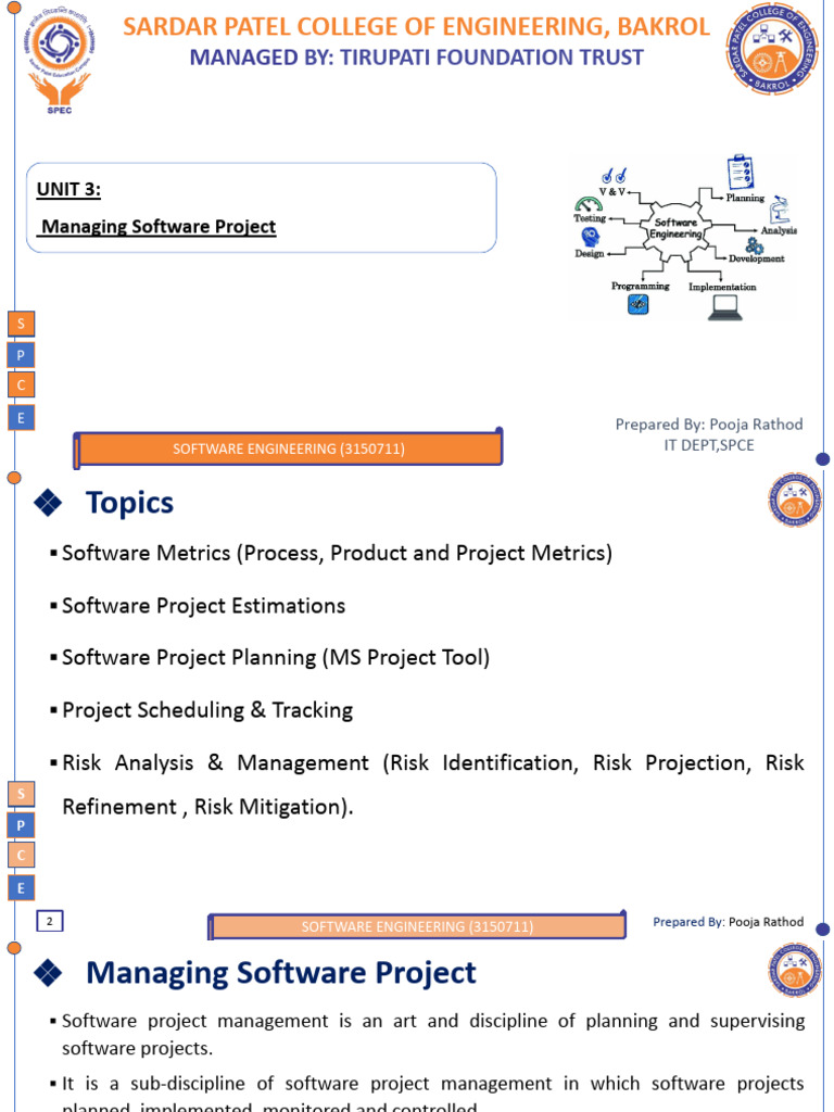 SE_UNIT 3.pptx | PDF | Performance Indicator | Software Quality