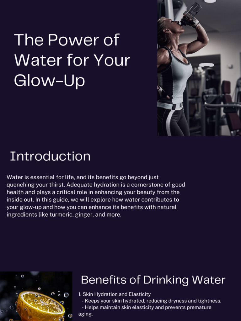 The Power of Water For Your Glow-Up | PDF