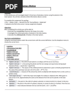 Planetary Orbit Simulator | PDF | Orbit | Velocity