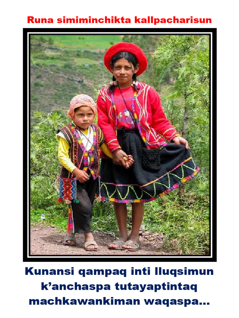 Runa Simiminchikta Kallpacharisun | PDF