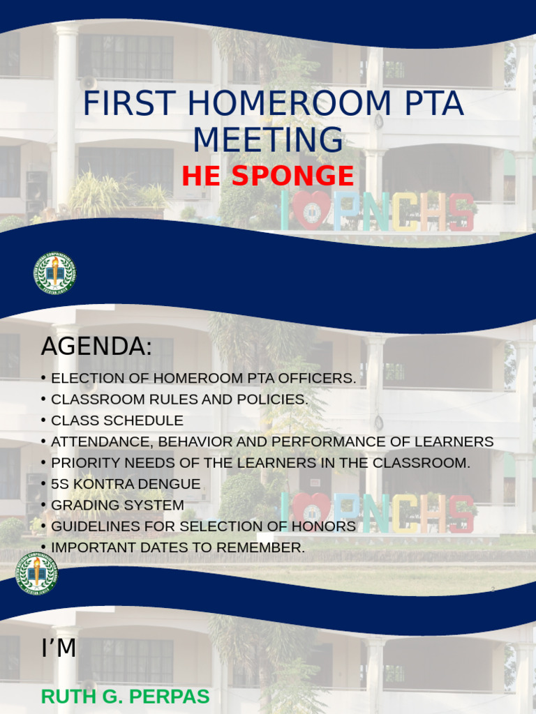 First Hpta Meeting | PDF