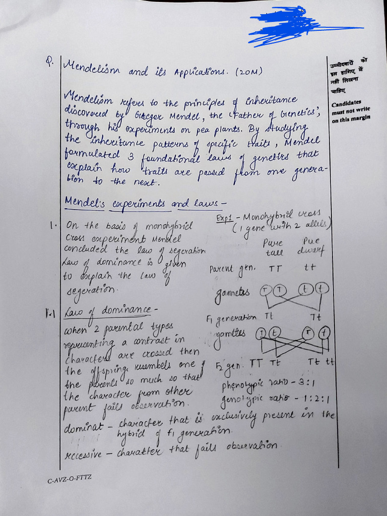 Mendelism & Applications Updated - Dummy | PDF | Genetics | Biology