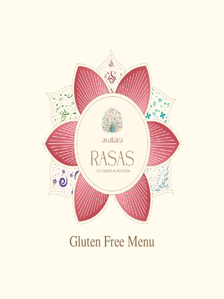 Avatara Restaurant Gluten-Free Menu | PDF