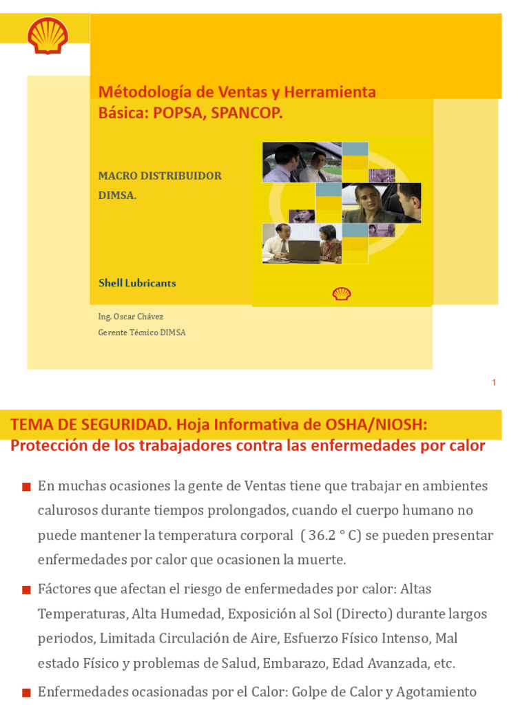 Metodologia de Ventas y Herramienta Basica POPSA SPANCOP | PDF ...