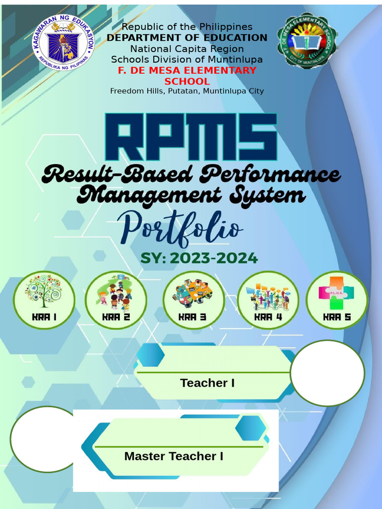 RPMS 2023 2024 Bluegreen | PDF | Learning | Lesson Plan