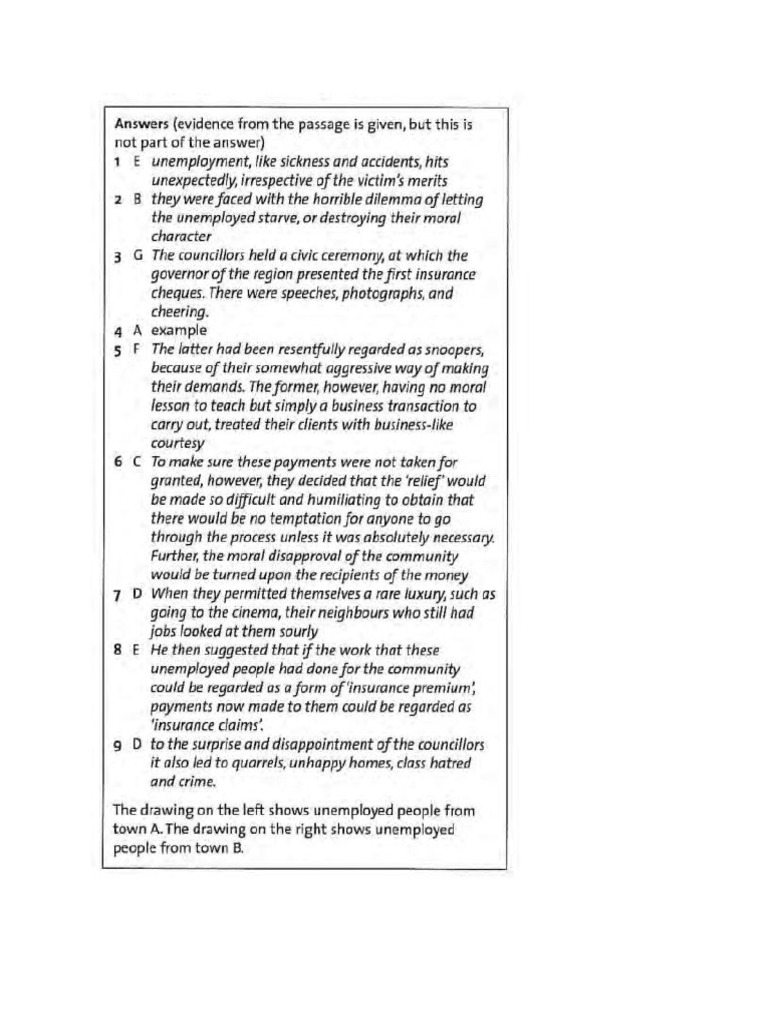 Reading Answers p146-147 | PDF