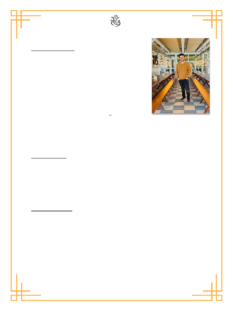 Biodata - Nikhil | PDF