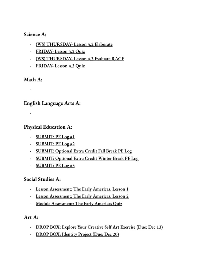 Mila's Missing Assignments | PDF