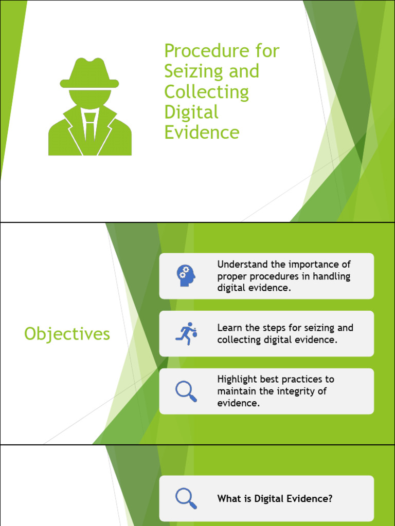 Procedure For Seizing and Collecting Digital Evidence | PDF | Secure ...