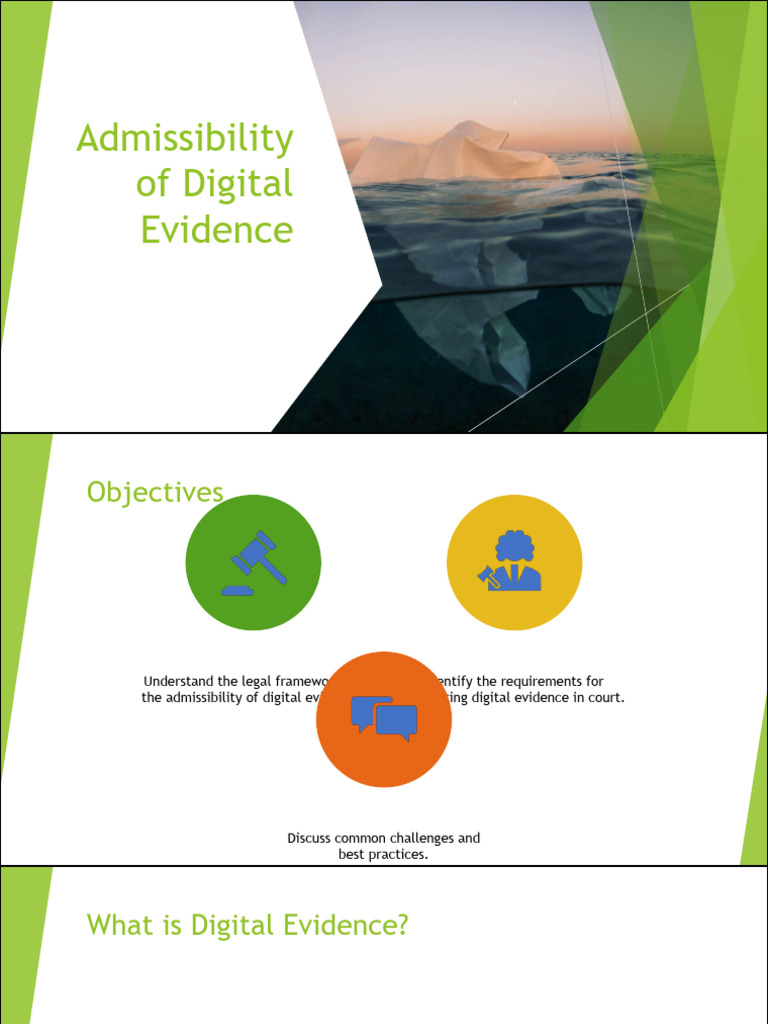 Admissibility of Digital Evidence | PDF | Authentication | Computing