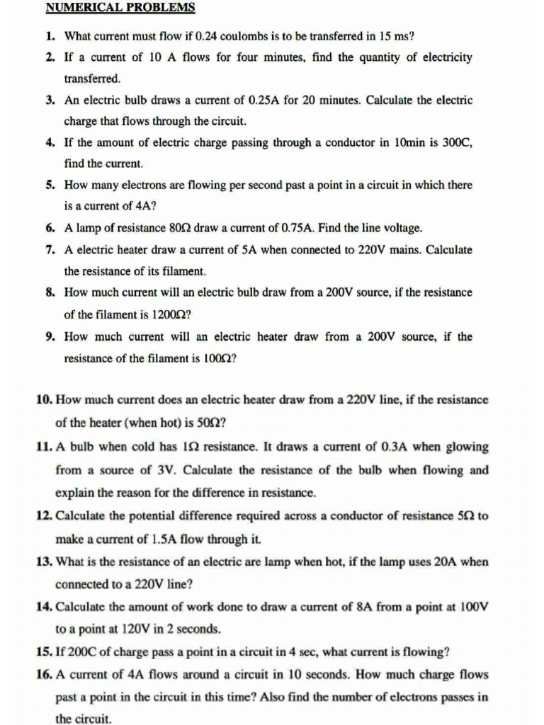 Electricity Assignment - 2 | PDF