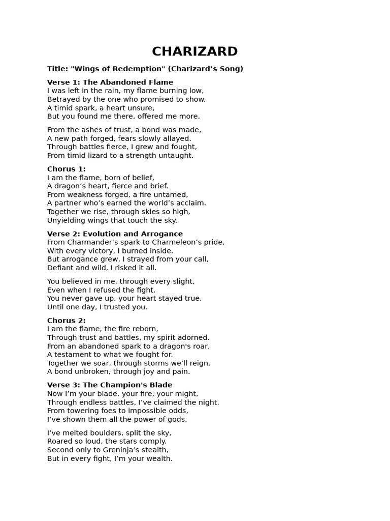 Pokemon Character Theme Songs | PDF