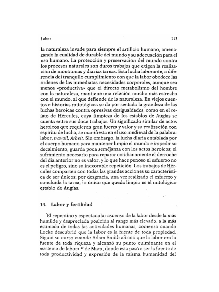 Arendt Hannah. La Condicion Humana 102-109 PDF | PDF | Karl Marx ...
