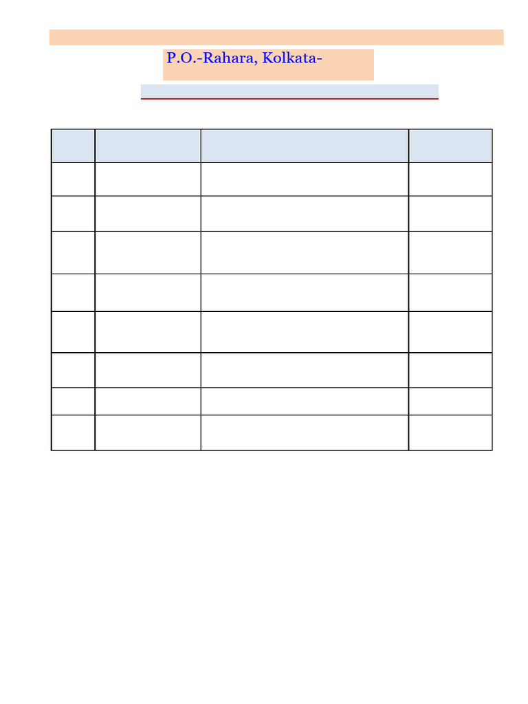 Special Test Exam Seating 2025 | PDF