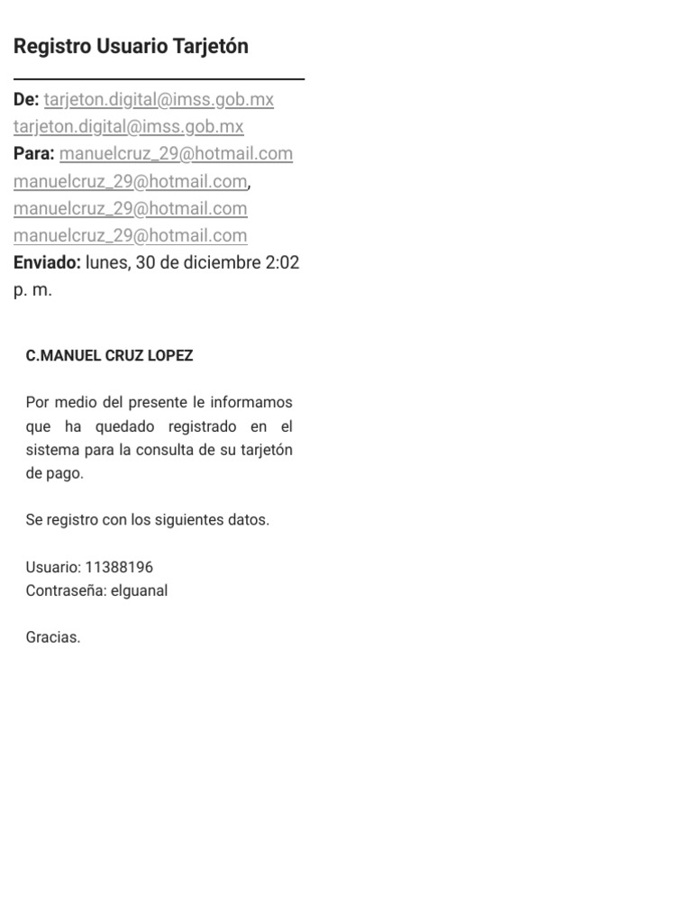 Documento de Outlook | PDF