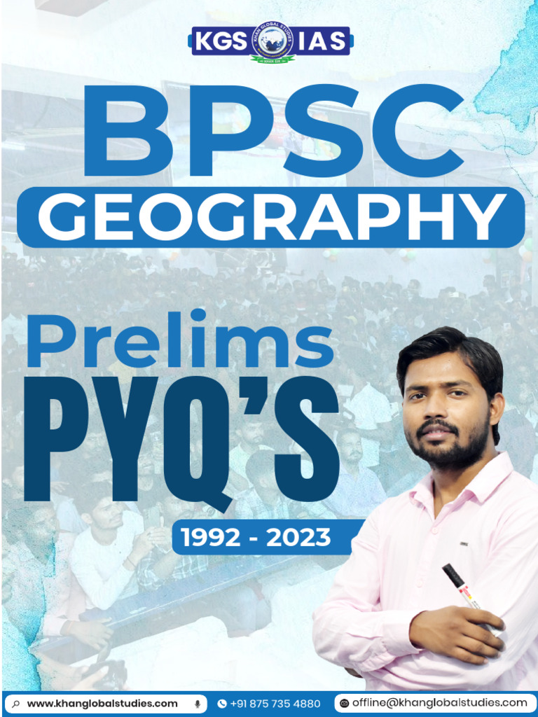 Geography Prelims PYQs Hindi (PDF) - 9955478804 | PDF