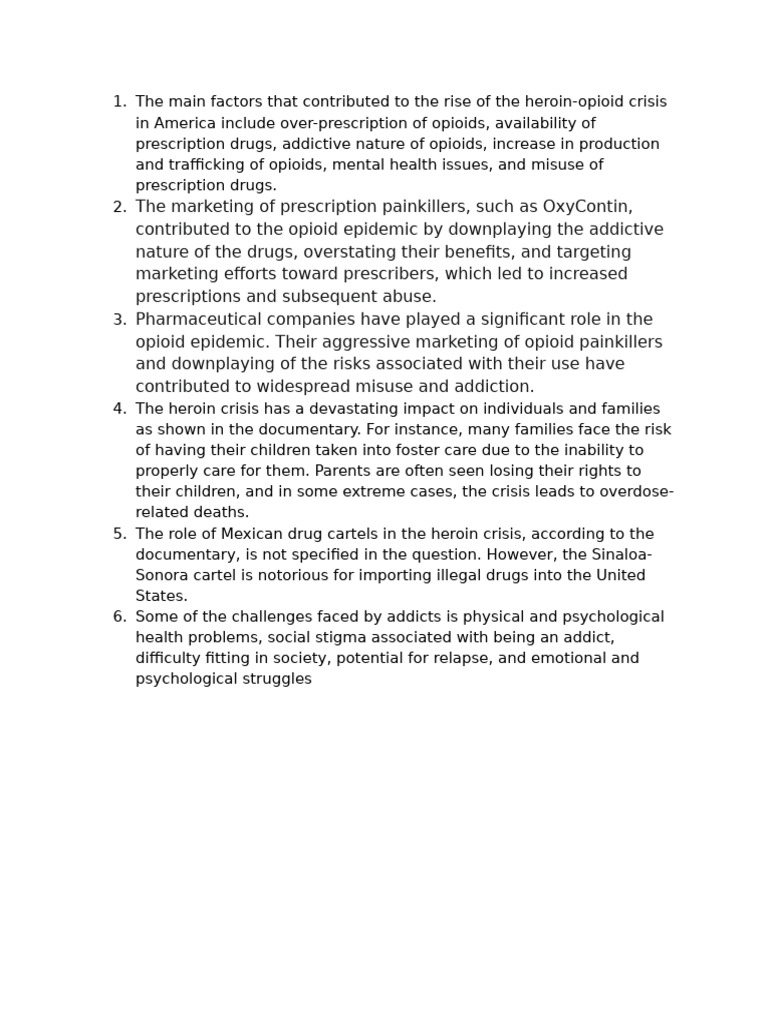 Documentary Drugs | PDF