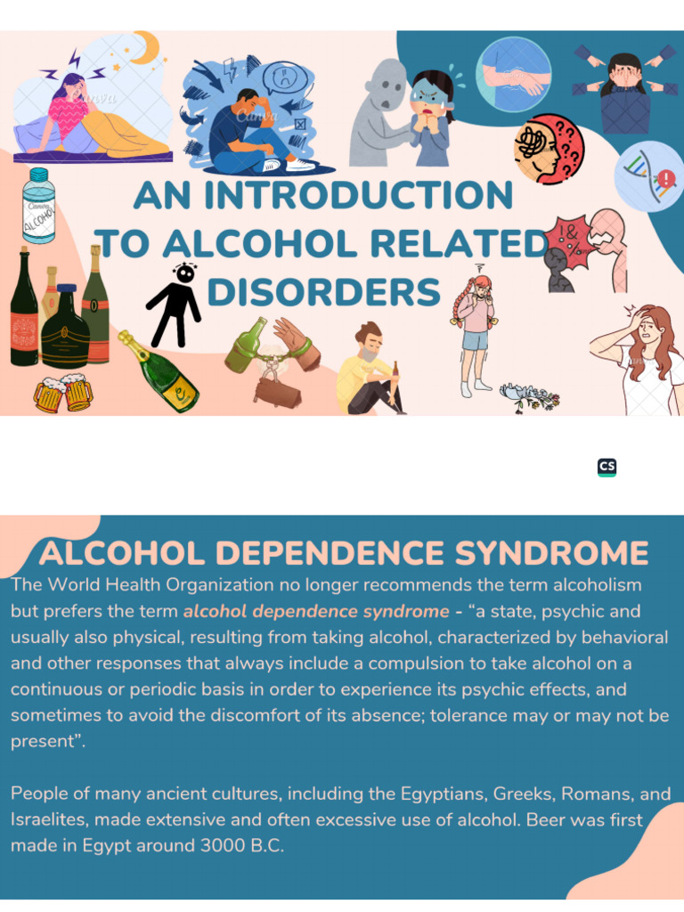 Introduction To Alcohol Related Disorders | PDF