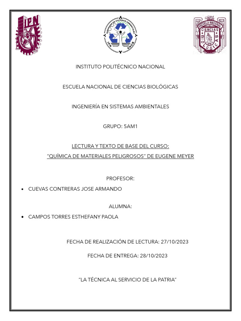 CamposEsthefany LECTURA FQMP 5AM1 | PDF | Calor | Gases