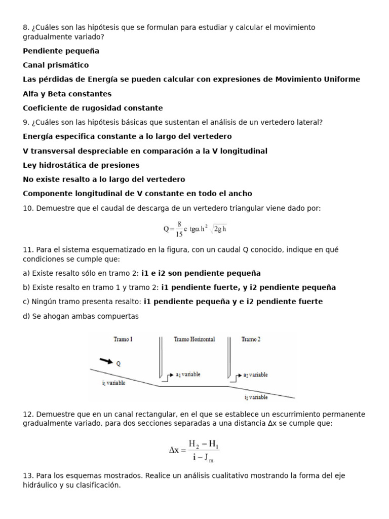 Preguntas Teoricas P4 | PDF | Pendiente | Física Aplicada e Interdisciplinaria