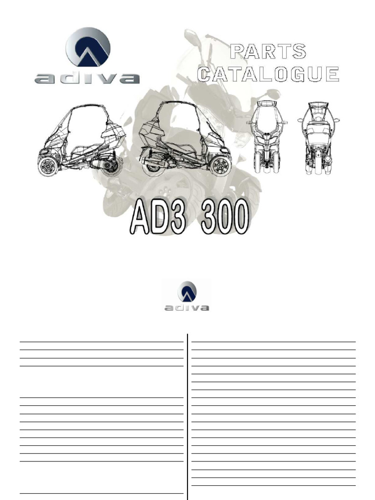 Ad3300 Parts List | PDF | Screw | Receipt