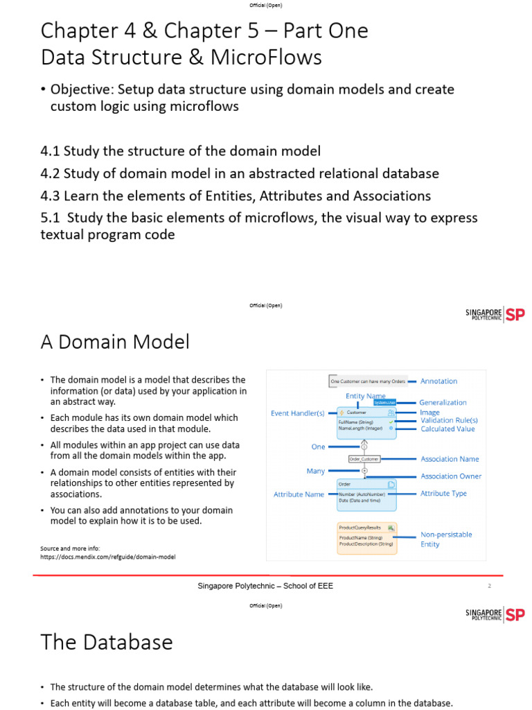 Chapter 4&5 - Part1 - Data Structure & Microflows - WorkBench | PDF | Databases | My Sql