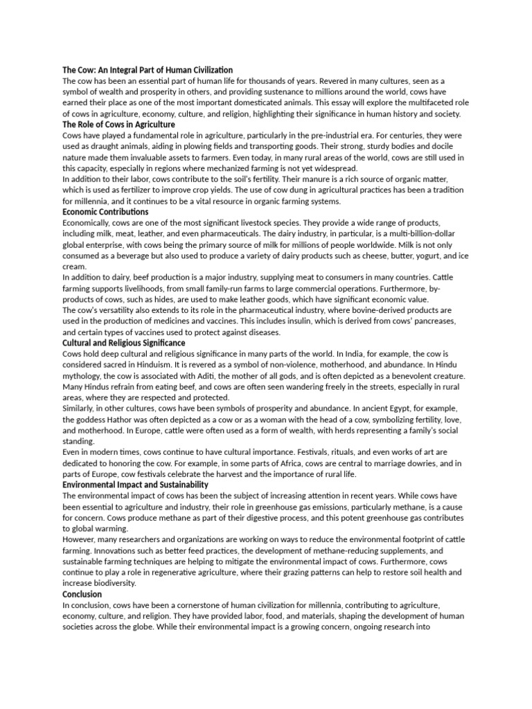 Gaye Hamari Mata Hai | PDF | Agriculture | Cattle