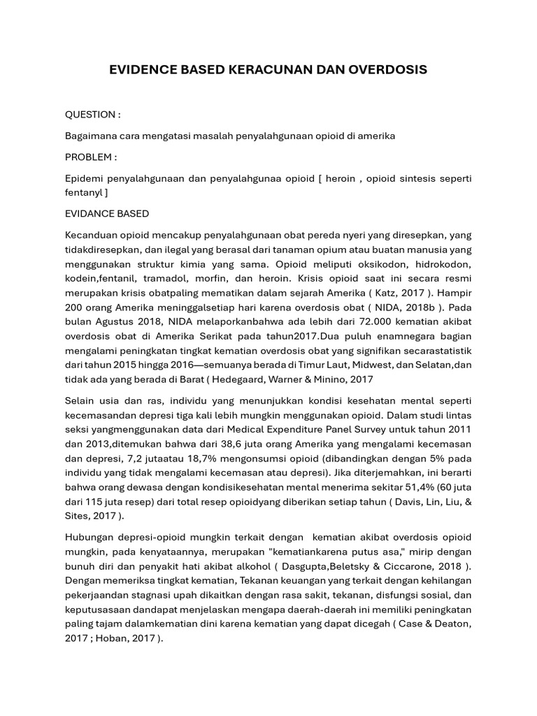 Ebn Keracunan Dan Overdosis | PDF