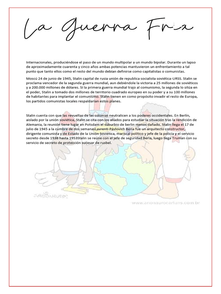 La Guerra Fria | PDF