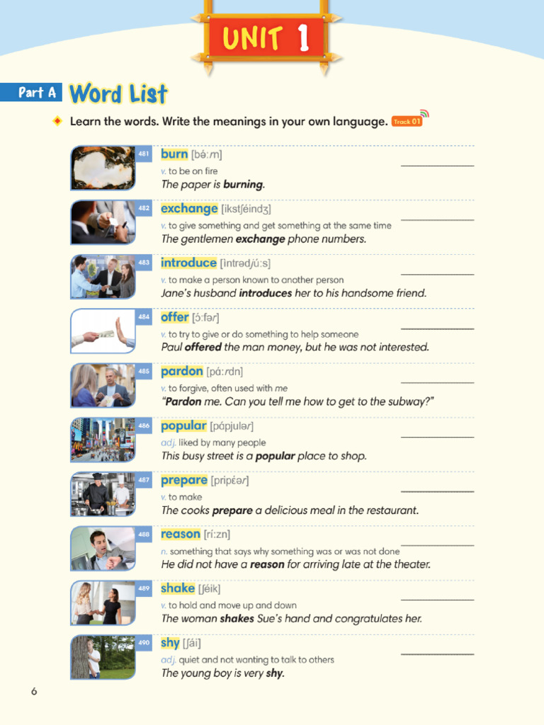 1000 Basic English Words 3 SB - Trial | PDF