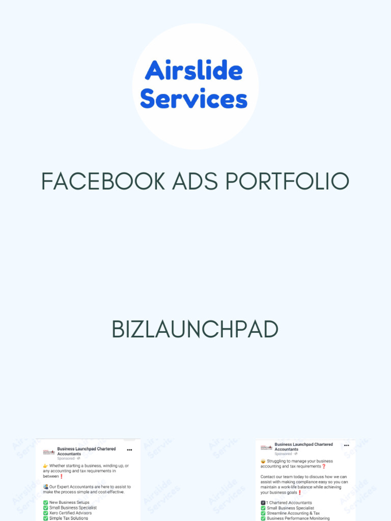 Facebook Ads Portfolio - WMK - 64e5b95a8b437c9d1177d7d6 | PDF