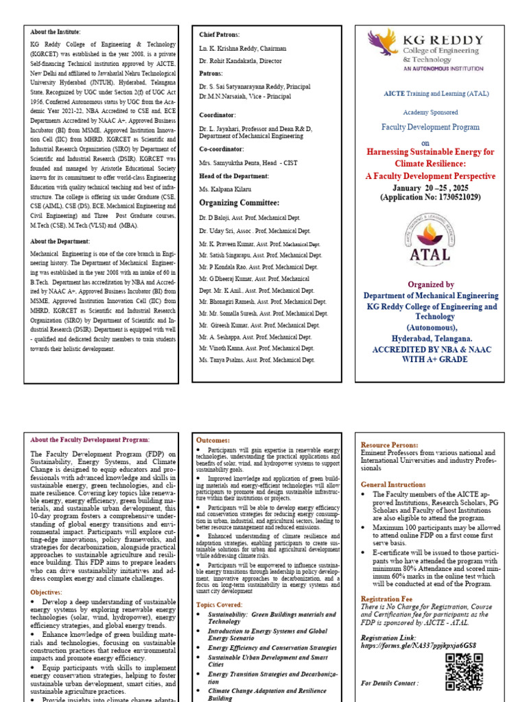 Atal FDP-Final-20-11-24 | PDF | Sustainability | Green Building