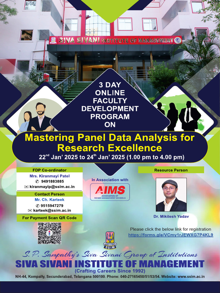 MASTERING PANEL DATA ANALYSIS FOR RESEARCH EXCELLENCE | PDF | Data Analysis | Data