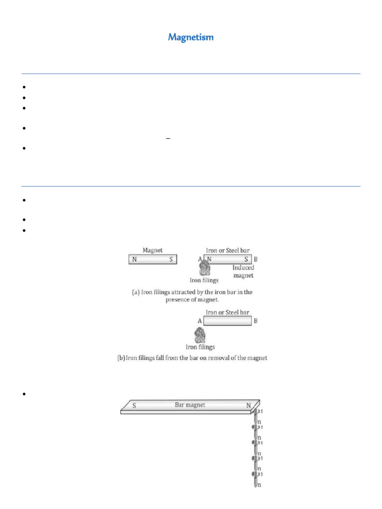 Magnetism | PDF | Magnetic Field | Magnet