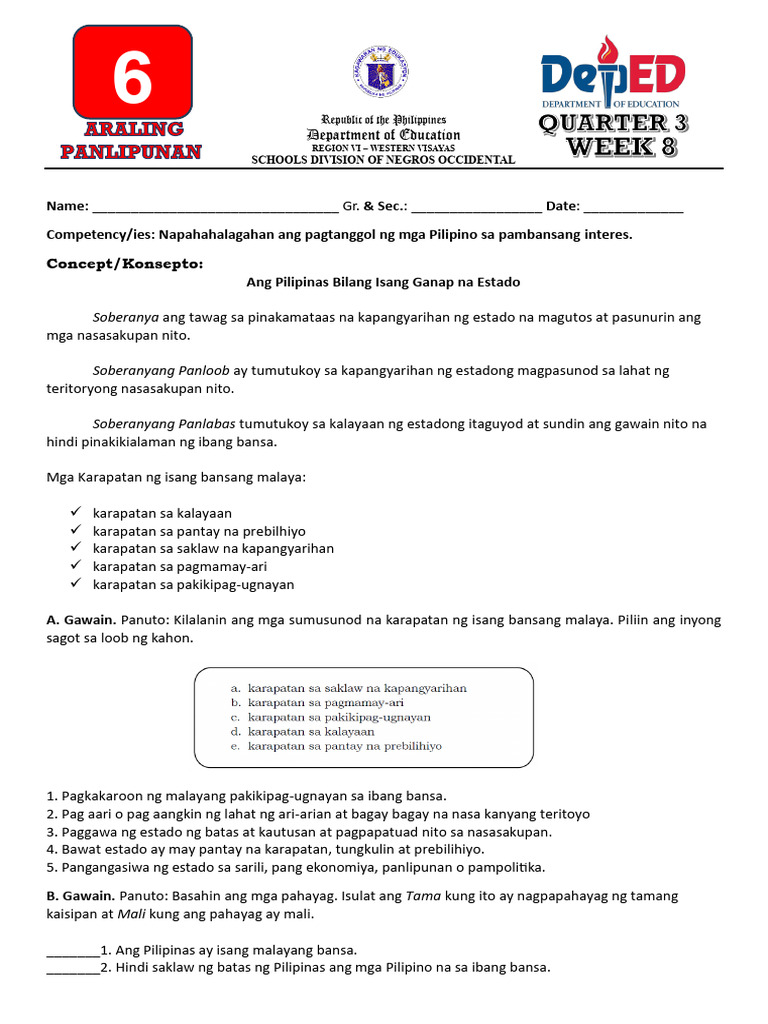 Week 8 Ap 6 | PDF
