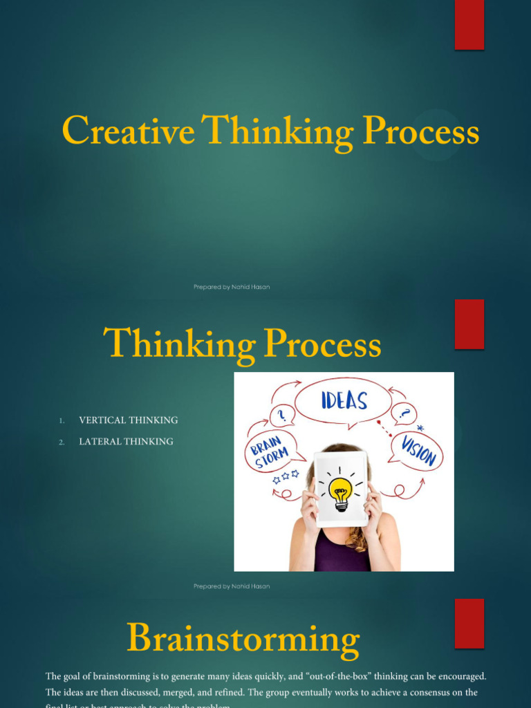 2. Creative Thinking Process | PDF