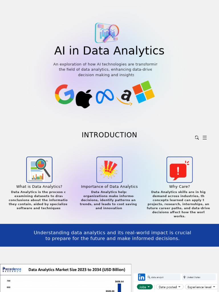 AI in Data Analytics | PDF | Analytics | Artificial Intelligence