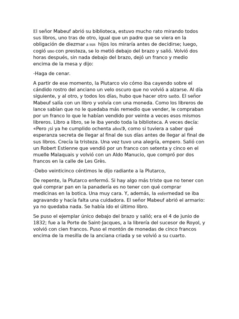 Los Miserables | PDF