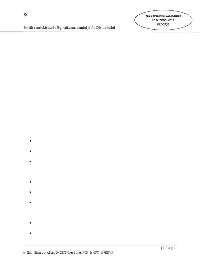 Chapter 3 Product Development & Process Selection | PDF | Marketing | Automation