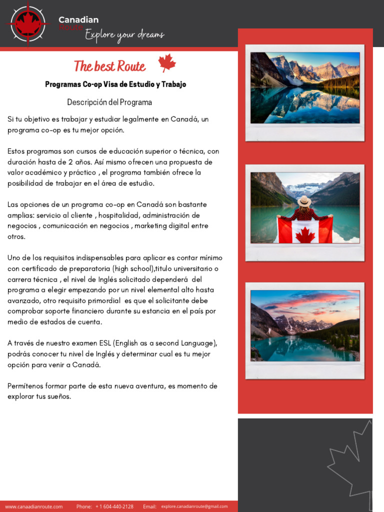 Programas de Estudio Canadian Route 2022 | PDF | Marketing | Hotel