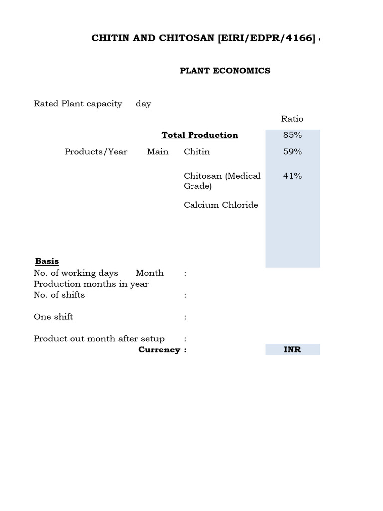 chitin cost | PDF | Loans | Interest