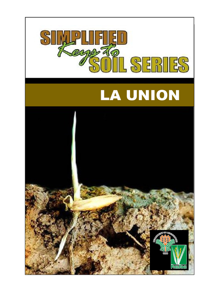 Simplified Keys To Soil Series La Union | PDF | Soil | Soil Fertility
